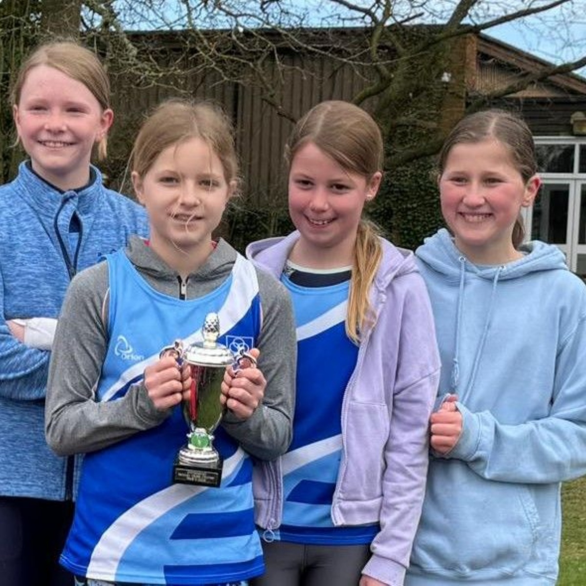 Trinity COFE Primary School - Year 6 girls win Cross Country Trophy