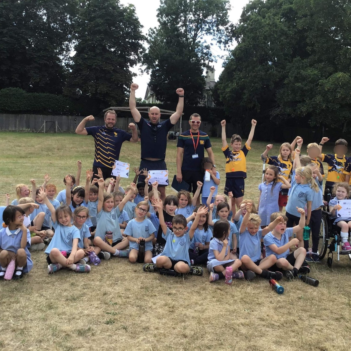 Trinity COFE Primary School - Henley Hawks Rugby Coaches run Year 1 Tag ...